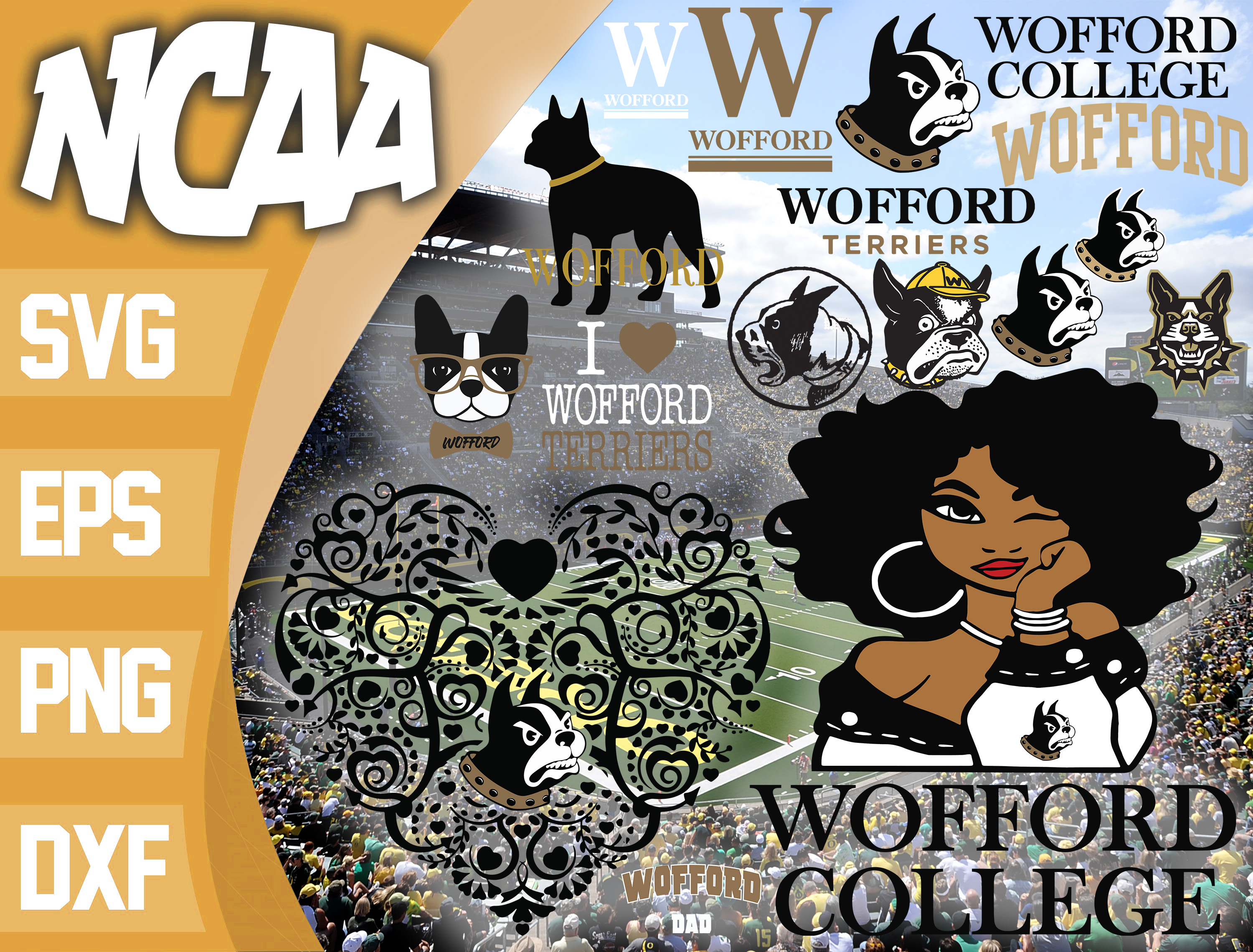Wofford Terriers bundle ncaa svg, ncaa svg, Instant Download - Inspire ...