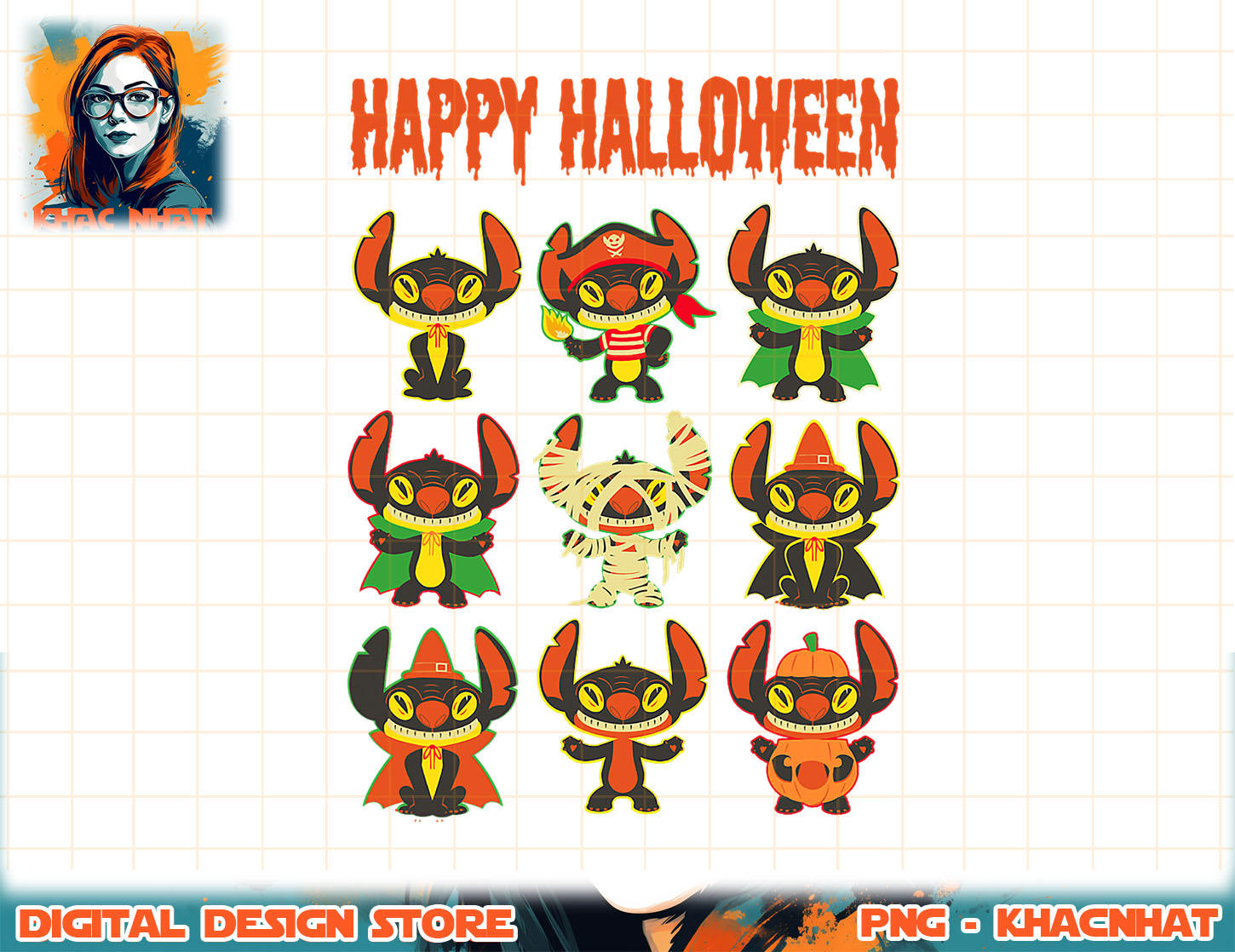 Disney Lilo & Stitch Halloween Stitch Costume Stack T-Shirt. | Inspire ...