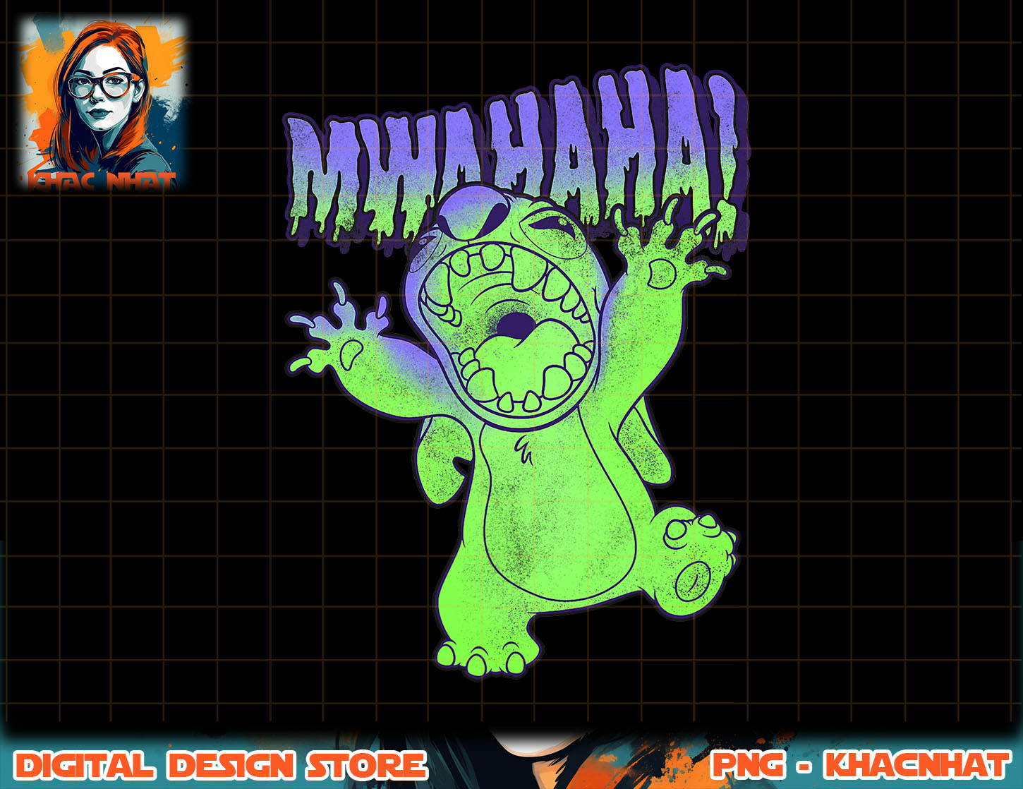 Disney Lilo & Stitch Halloween Stitch Mwahaha T-Shirt copy p - Inspire ...