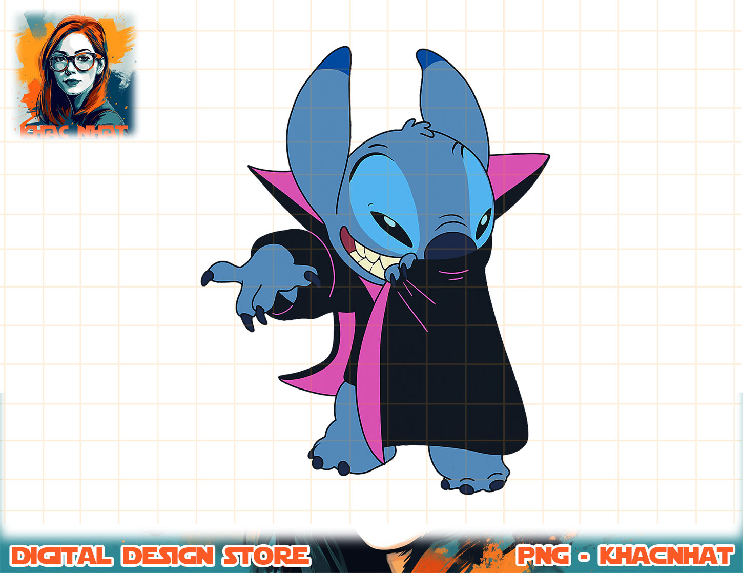 Disney Lilo & Stitch Halloween Stitch Vampire Costume T-Shir | Inspire ...