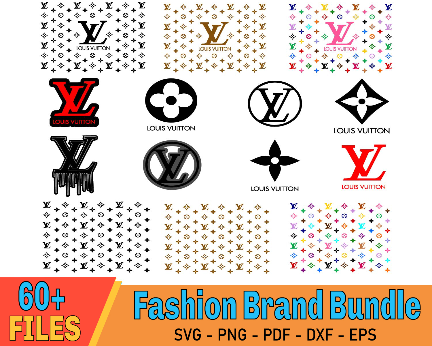 Brand Logo Svg Bundle, Luxury Brand Logo Svg, Fashion Brand | Inspire ...