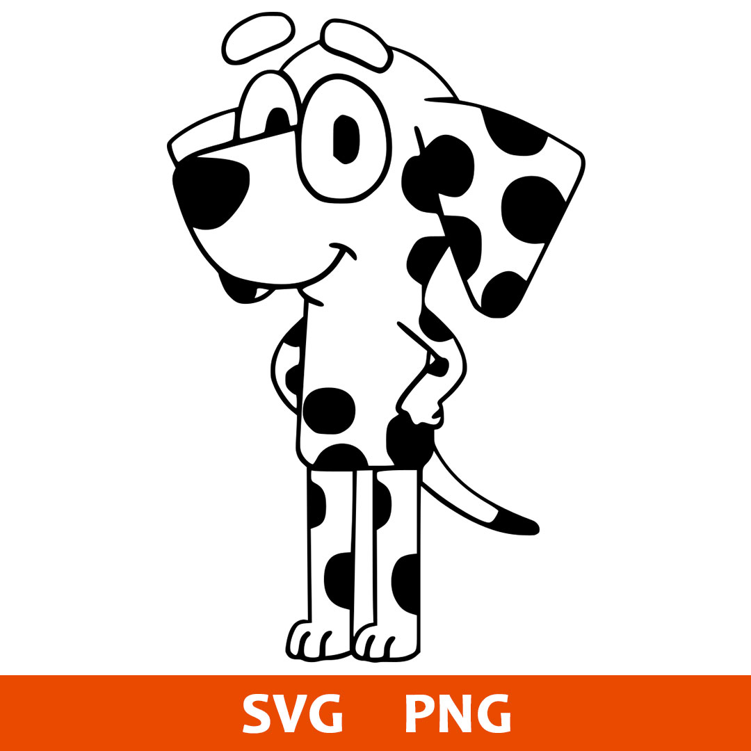 Bluey Chloe Svg, Chloe Dog Svg, Bluey Svg, Cartoon Svg, Png - Inspire ...