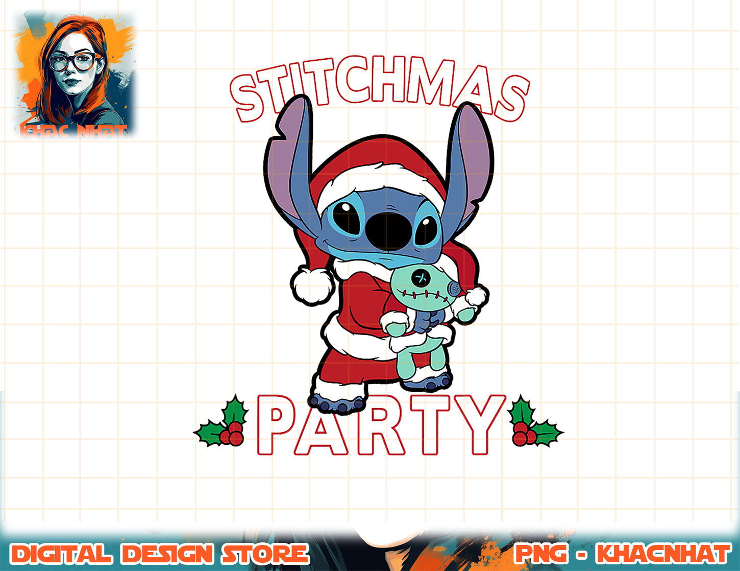 Disney Lilo & Stitch Holiday Stitchmas Party T-Shirt copy pn - Inspire ...