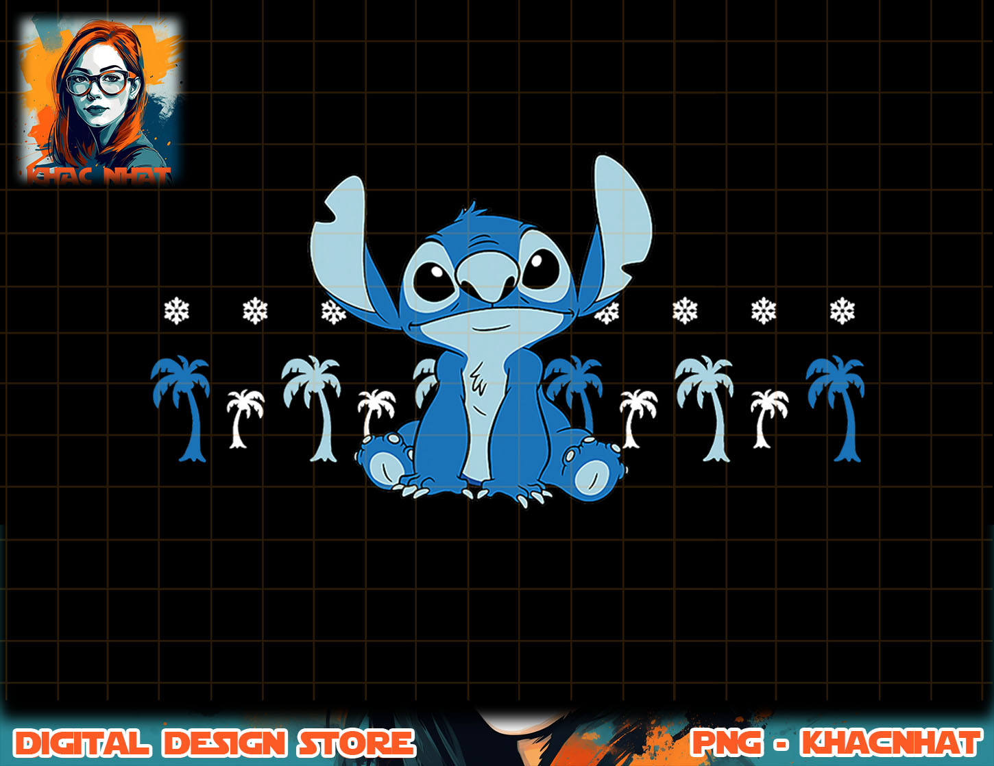 Disney Lilo & Stitch Holiday Stitchmas T-Shirt copy png - Inspire Uplift