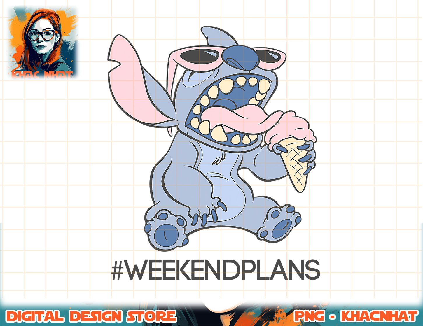 Disney Lilo & Stitch Ice Cream Stitch Weekend Plans T-Shirt - Inspire ...