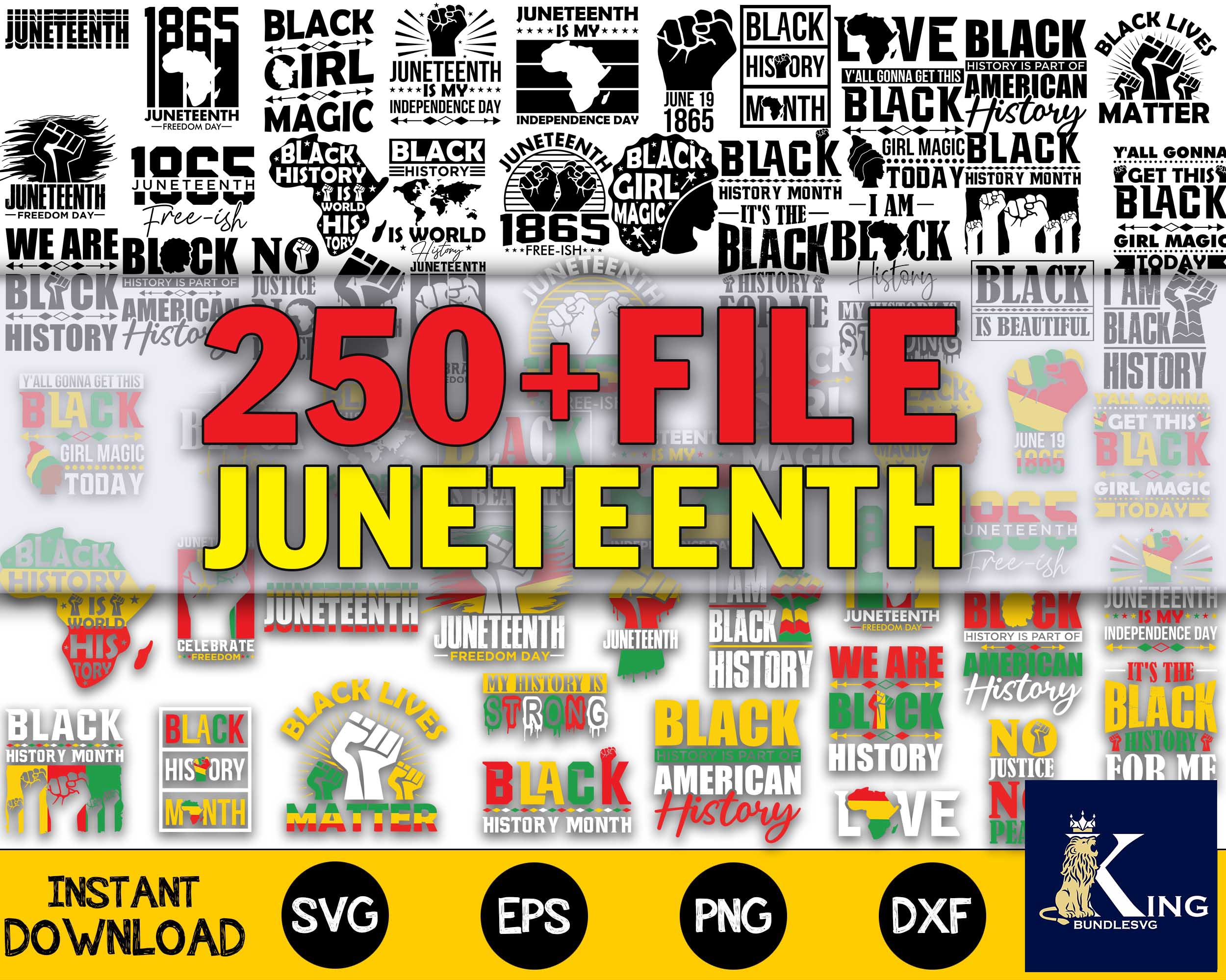 250 file juneteenth svg, bundle juneteenth svg , Digital Dow | Inspire ...