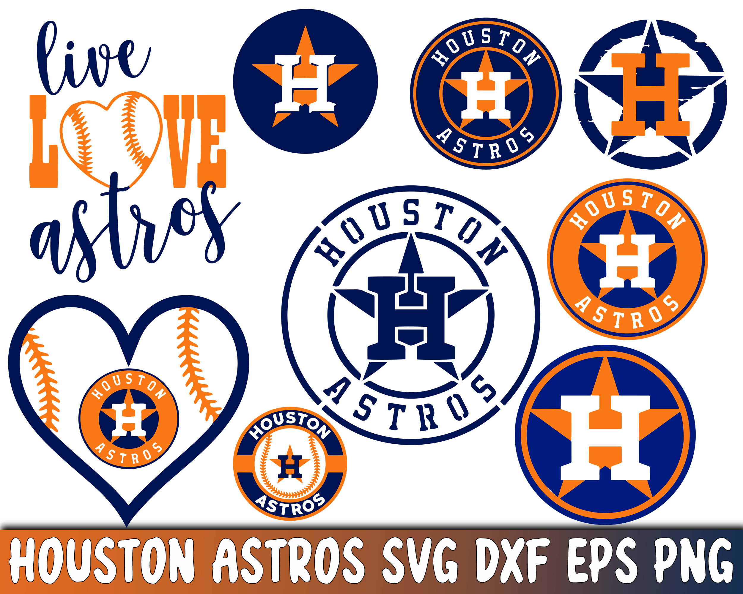 Houston Astros bundle svg , Digital Download | Inspire Uplift