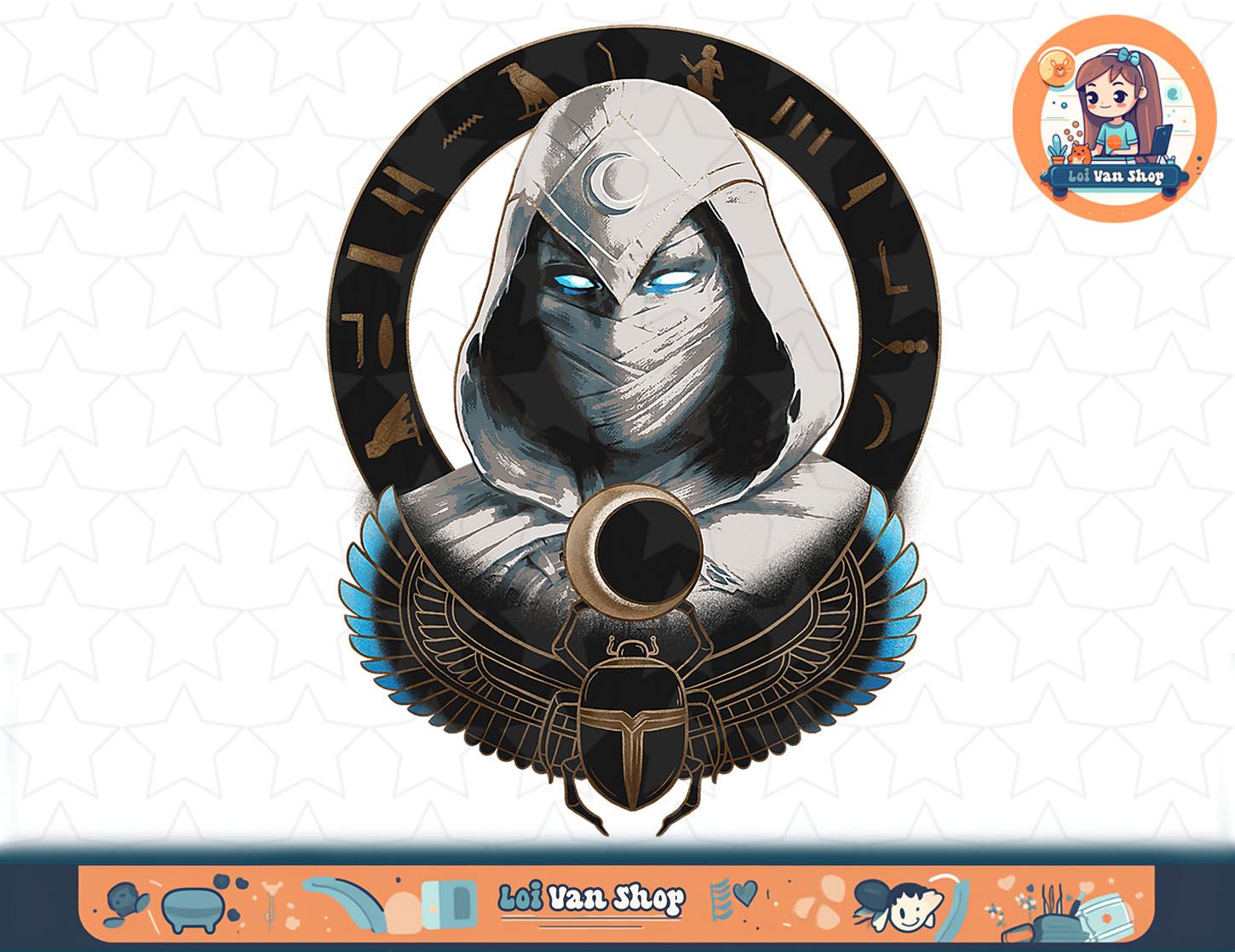 Marvel Moon Knight Egyptian Hieroglyphs T-Shirt.pngMarvel Mo - Inspire ...