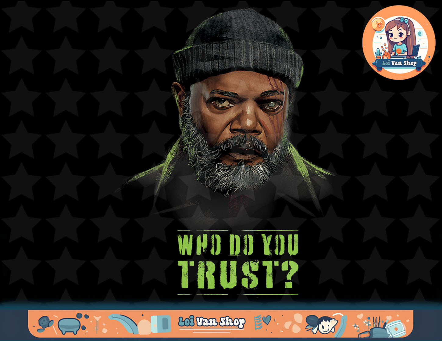 Marvel Secret Invasion Nick Fury Who Do You Trust Poster T-S | Inspire ...