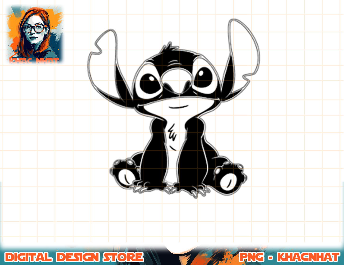 Disney Lilo & Stitch Pocket Dark Stitch T-Shirt copy png - Inspire Uplift