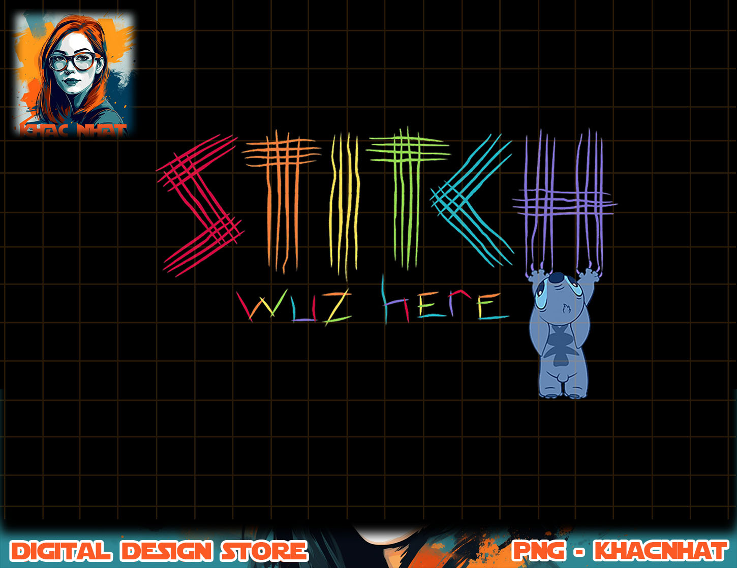 Disney Lilo & Stitch Rainbow Stitch Was Here Pride Scratch T - Inspire ...