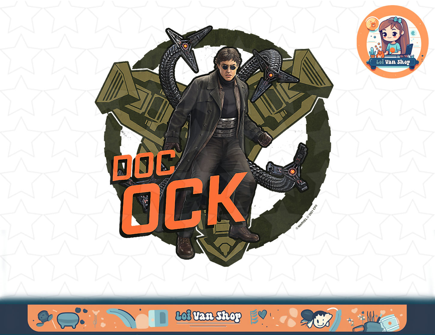 Marvel Spider-Man No Way Home Doc Ock Tentacles Poster T-Shi - Inspire Uplift