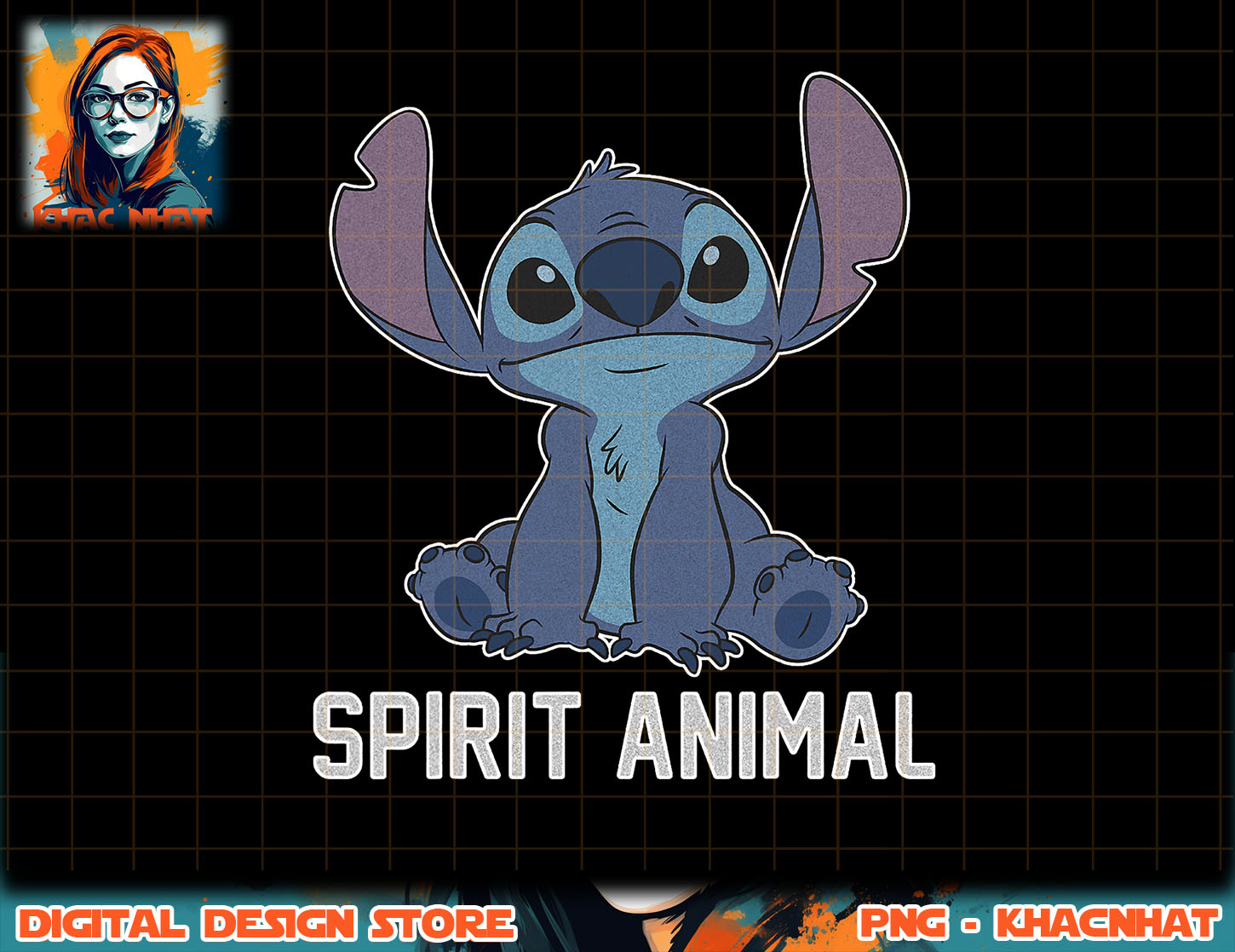Disney Lilo & Stitch Spirit Animal Portrait T-Shirt copy png | Inspire ...