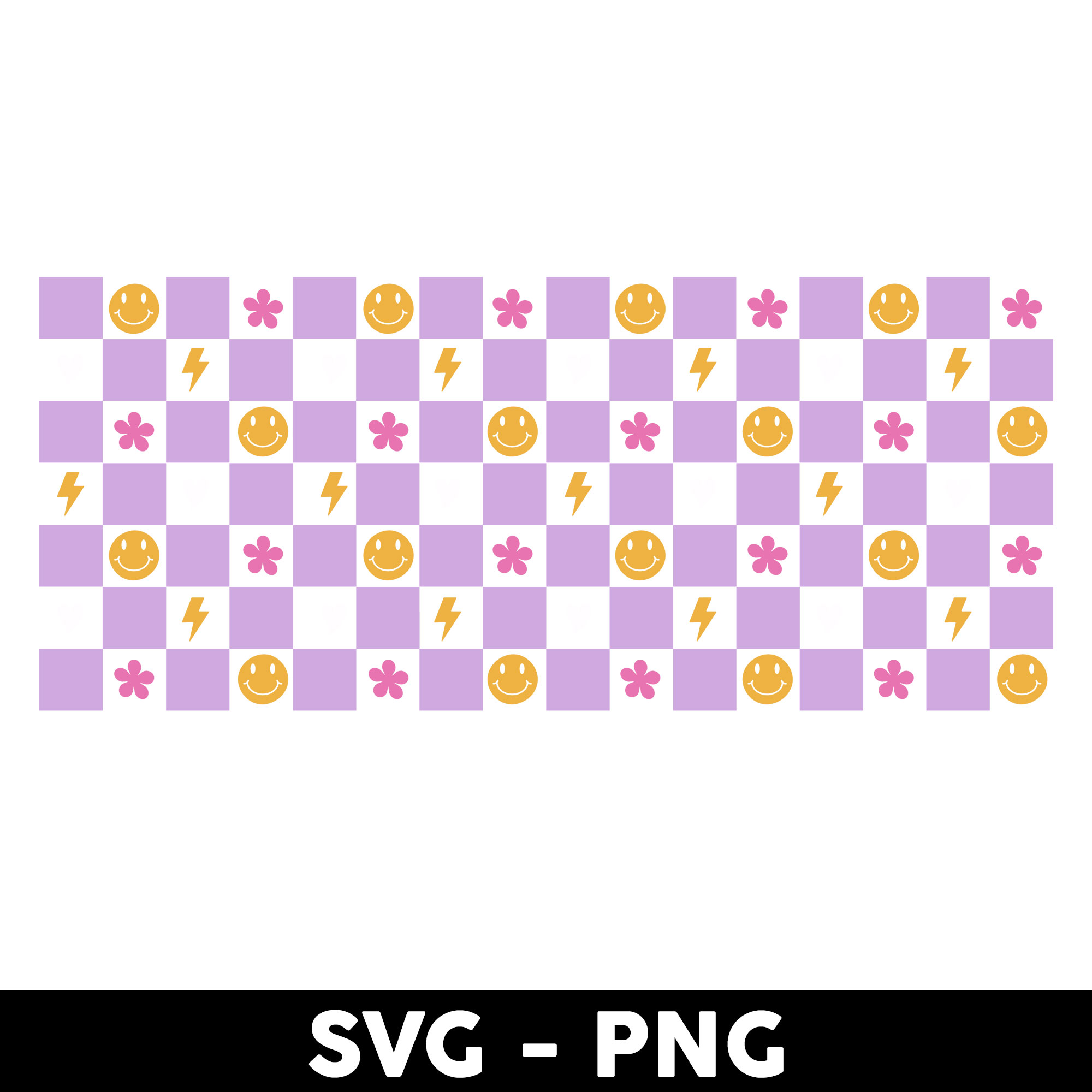Checkerboard Purple Pink Svg, Flower Svg, Checkerboard Svg, | Inspire ...