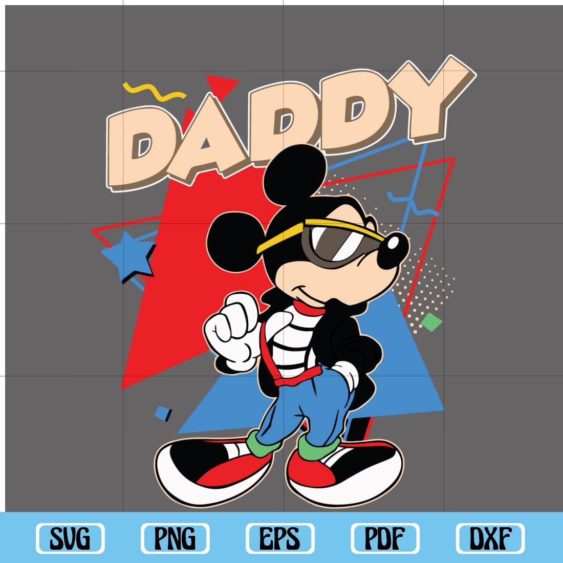 Disney Daddy Mickey Svg, Happy Father's Day 2023 Svg, Disney | Inspire ...