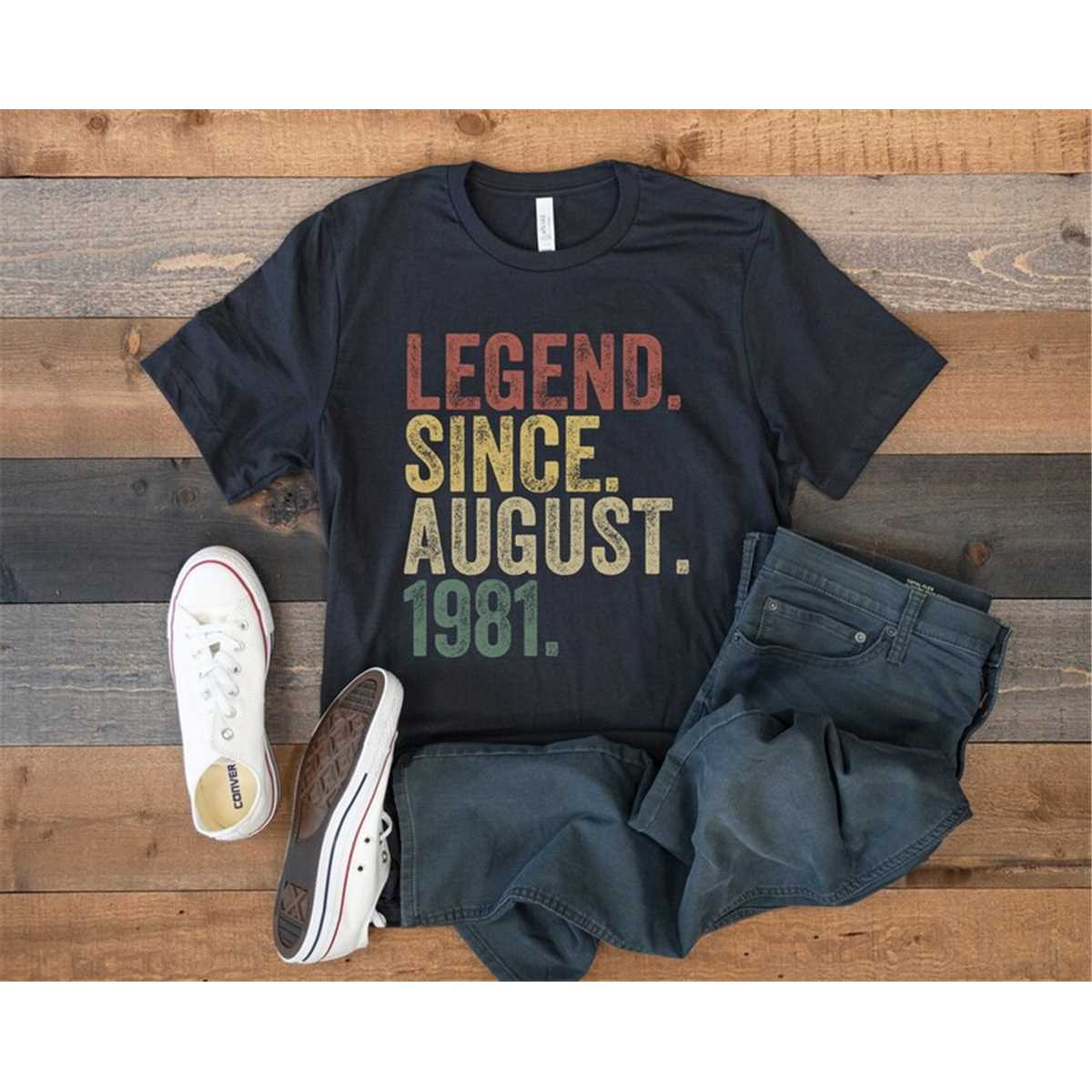 Legend Since August 1981, Legend Since 1981 Tshirt, 40th Bir | Inspire ...