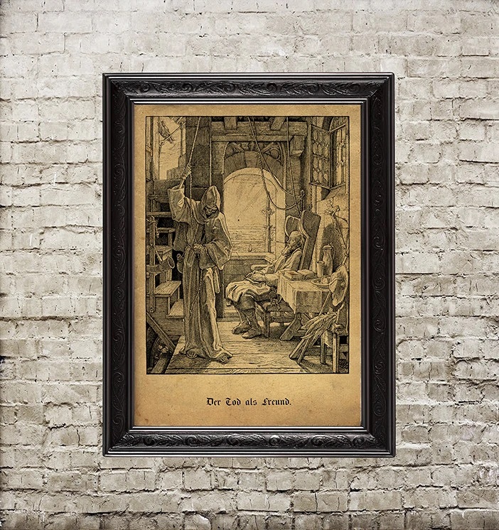 Death as a friend by Alfred Rethel. 531 | Inspire Uplift