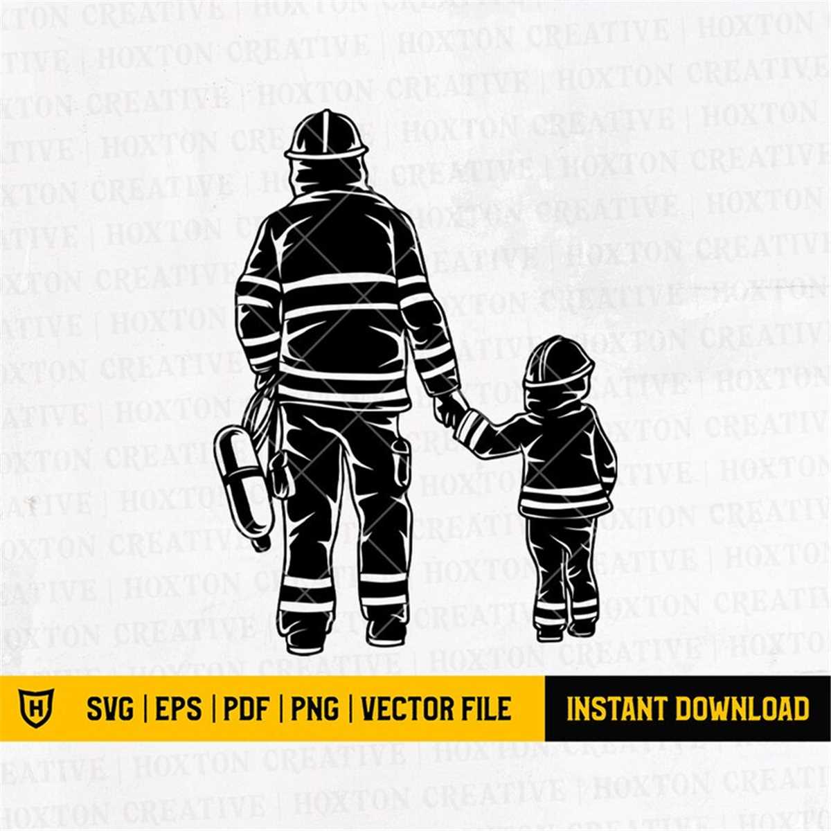 Firefighter Father and Son Svg File | Fathers Day Shirt | Fa - Inspire ...