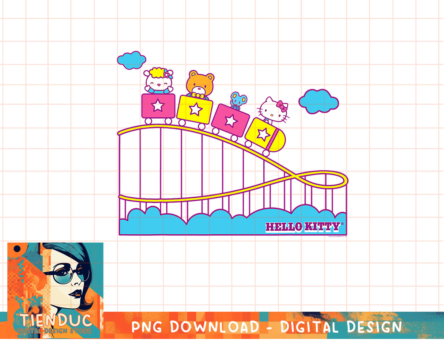 Funny Roller Coaster Kitty