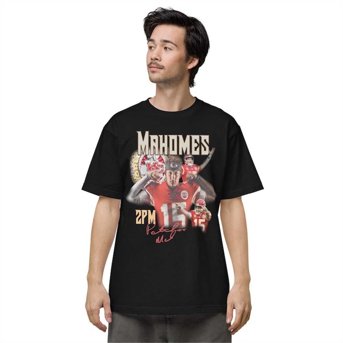 Patrick Mahomes | Showtime | Kansas City Chiefs Bootleg T-sh | Inspire ...