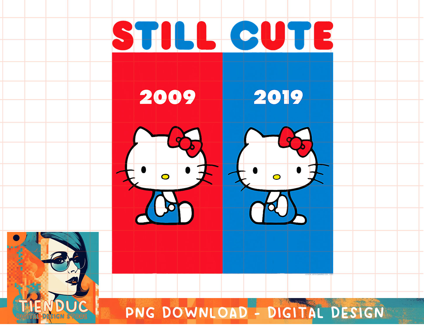 Hello Kitty Still Cute Tee Shirt copy png | Inspire Uplift