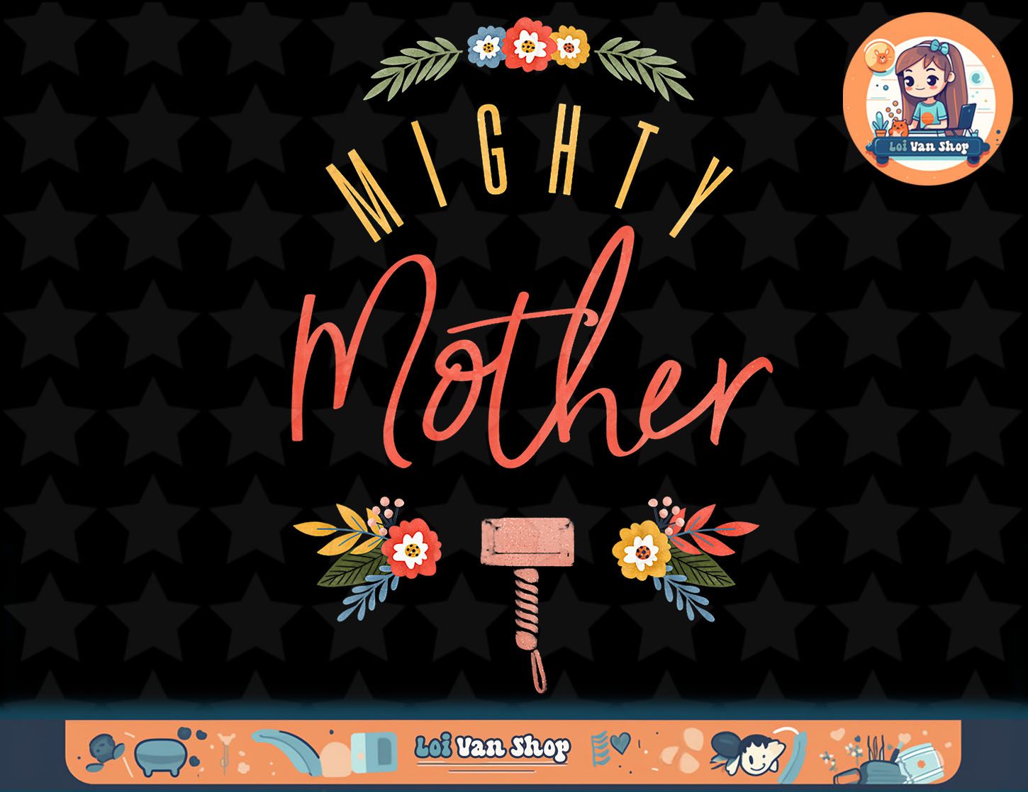 Marvel Thor Mighty Mother T-Shirt copy png - Inspire Uplift