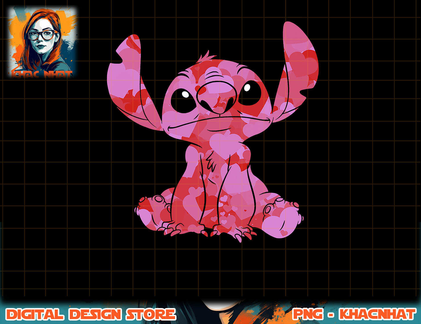 Disney Lilo & Stitch Valentine s Day Stitch Heart Fill T-Shi | Inspire ...