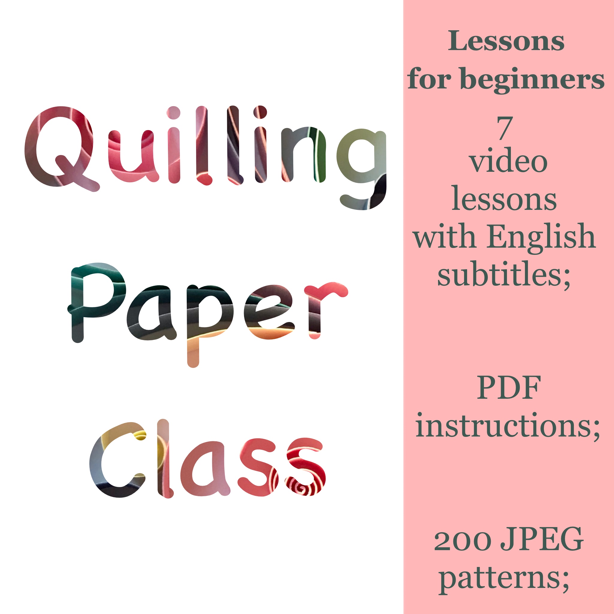 Quilling VIDEO TUTORIALS - Five hours of video lessons and A - Inspire ...