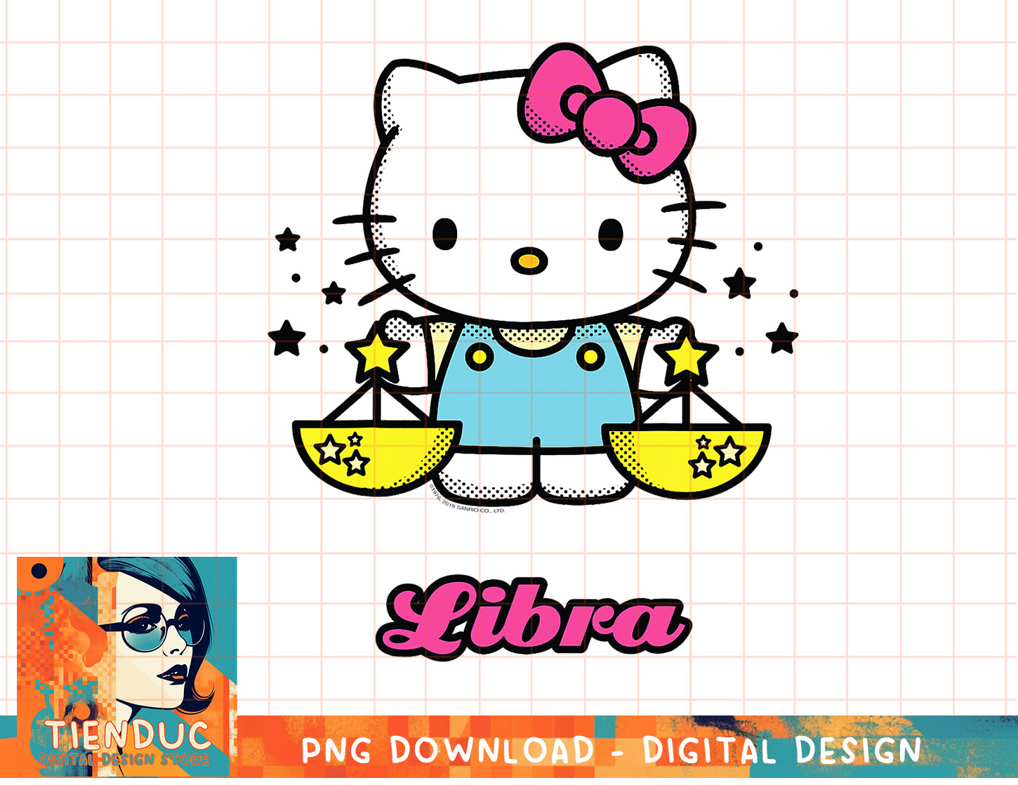 Hello Kitty Zodiac Libra Tee Shirt copy png - Inspire Uplift