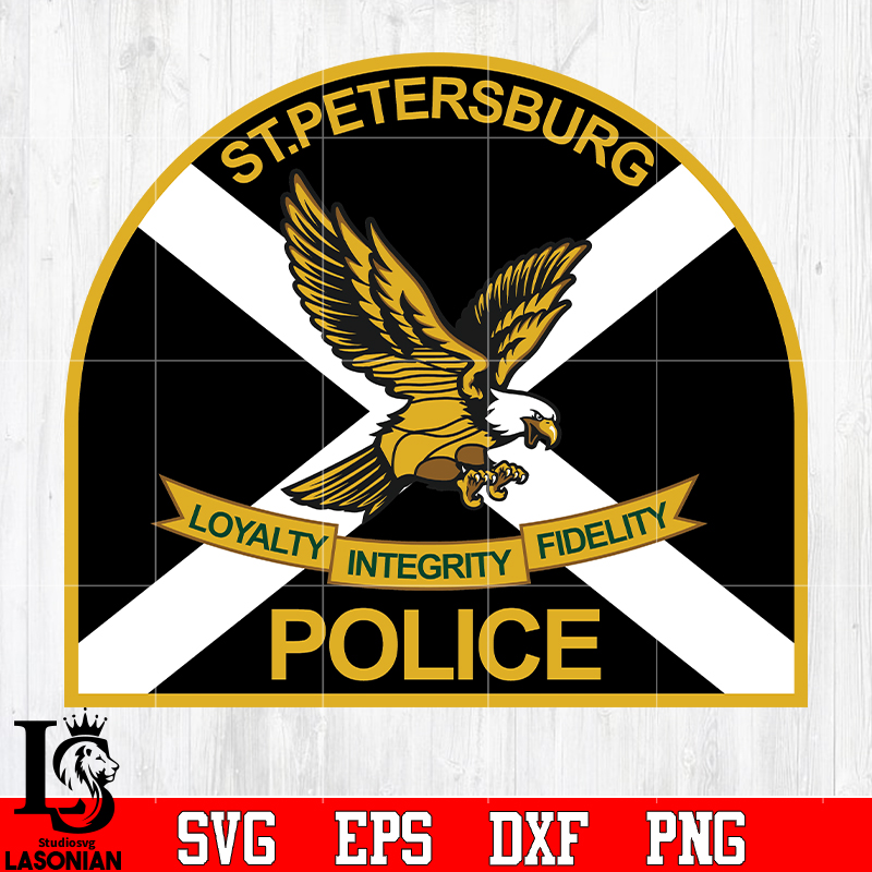 Badge Police ST Petersburg loyalty integrity fidelity svg ep | Inspire ...