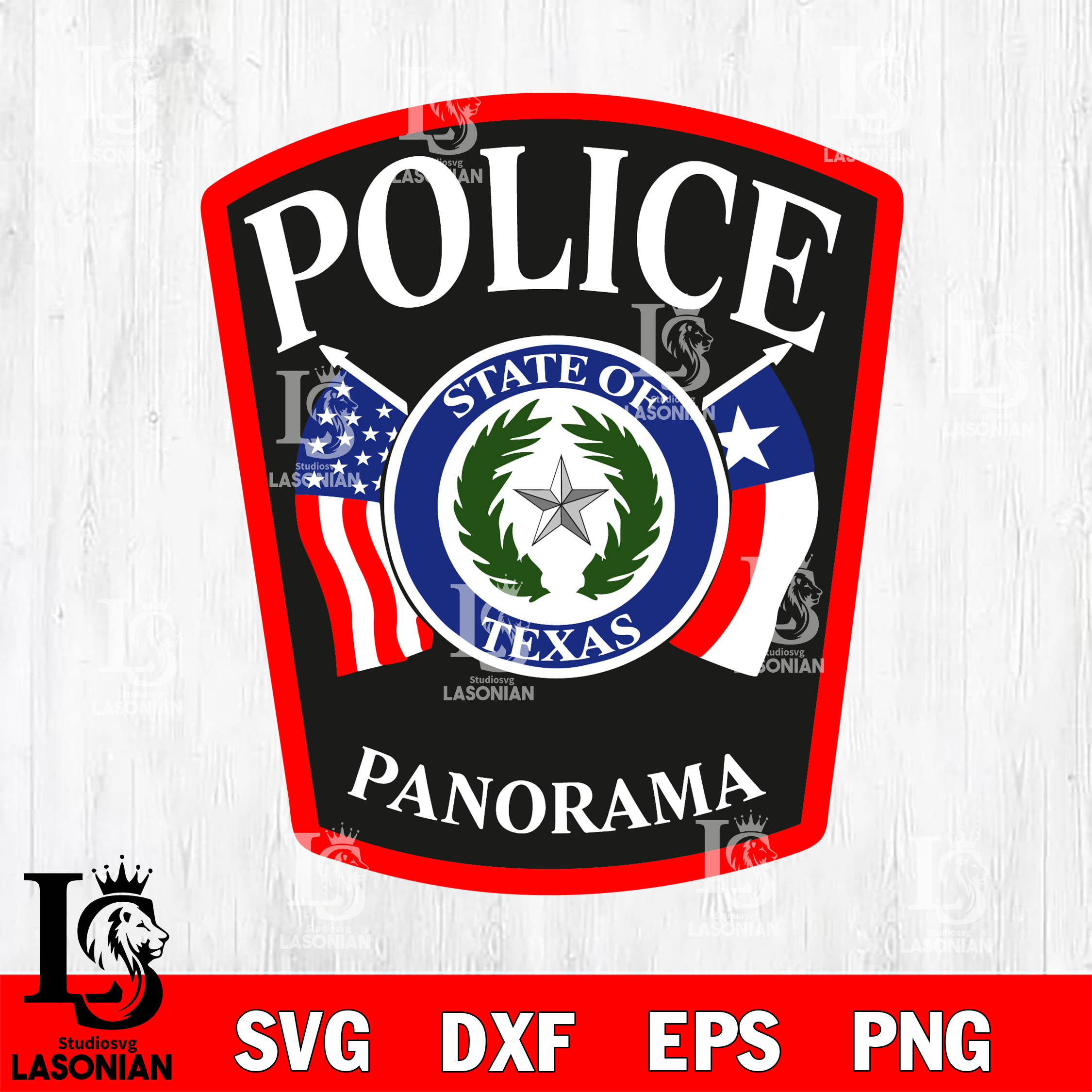 PANORAMA VILLAGE POLICE DEPARTMENT svg , digital download | Inspire Uplift