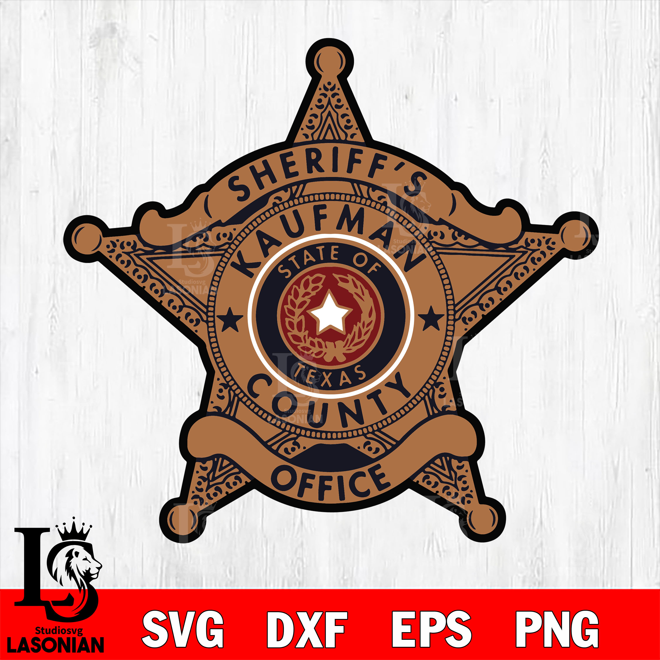 sheriff kaufman county svg dxf eps png file, digital downloa | Inspire ...