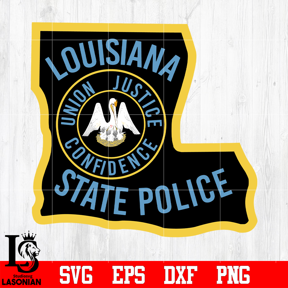 Badge Louisiana Union justice confidence state police svg ep | Inspire ...