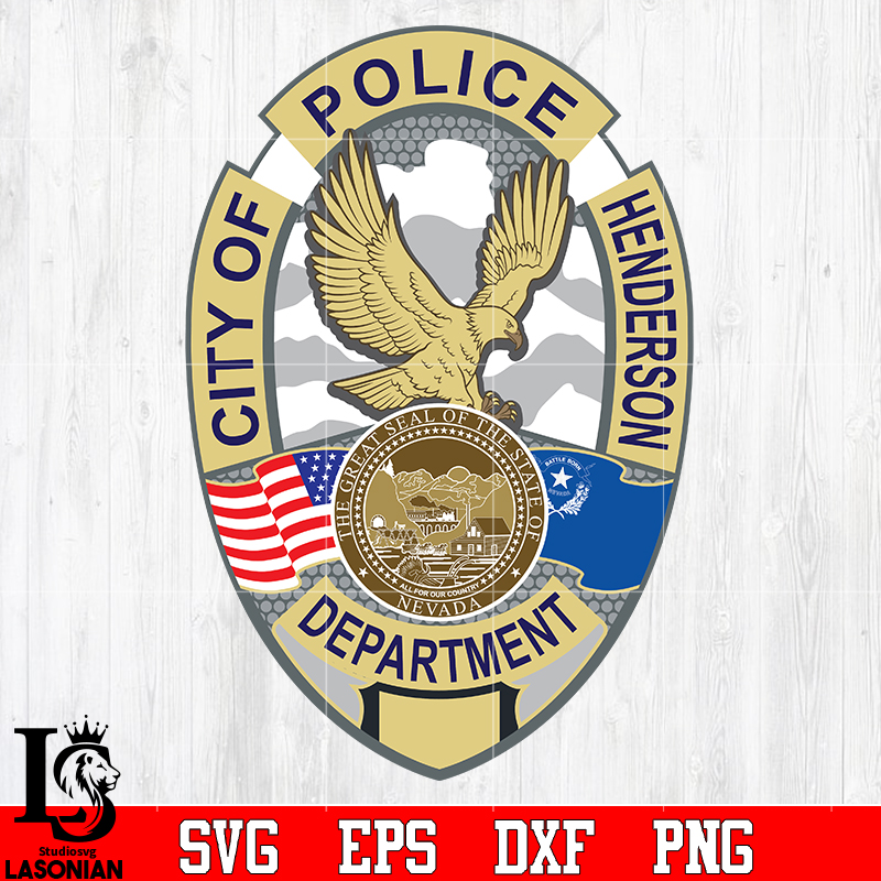 Badge Police City of Police Henderson Department svg eps png | Inspire ...