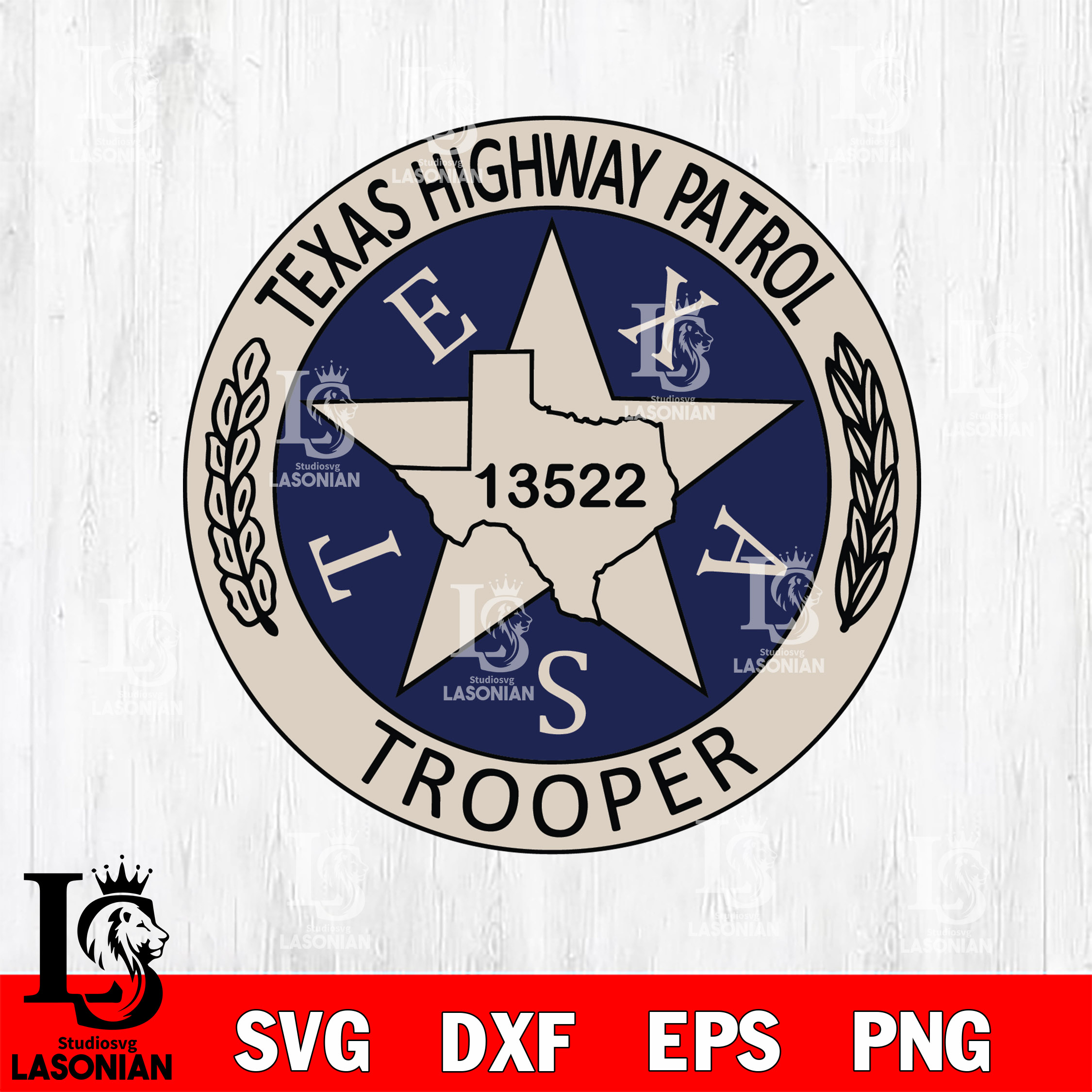 Texas State Troopers svg, digital download - Inspire Uplift