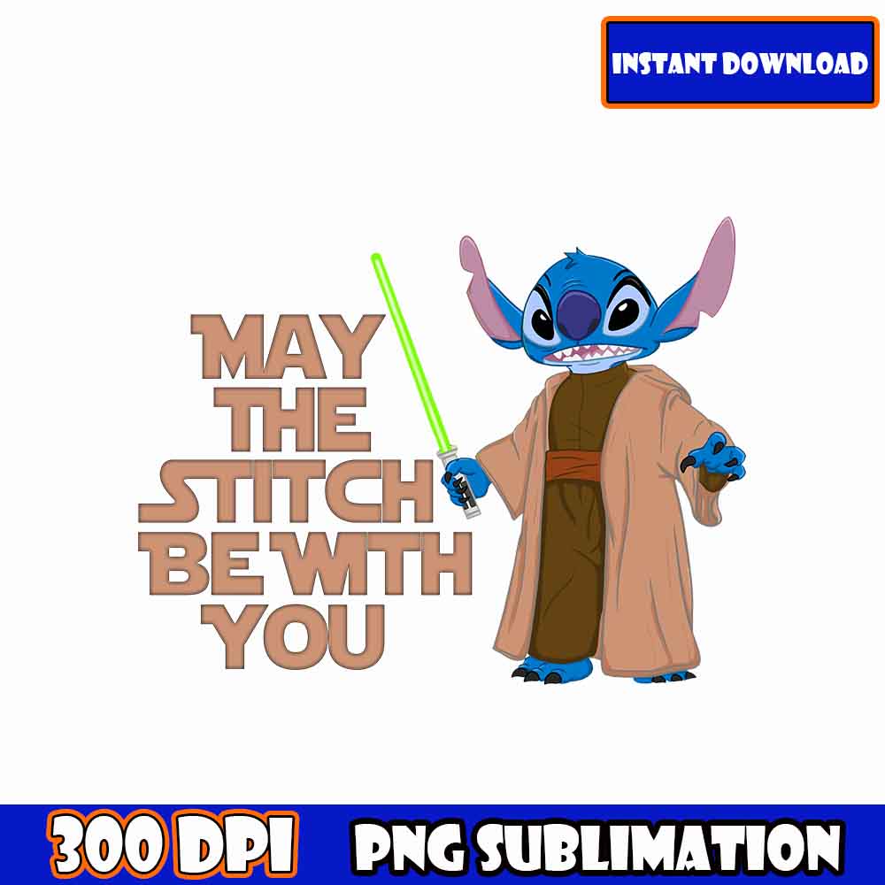 May the Stitch Be With You png, Star Wars Day May Fourth, St | Inspire ...