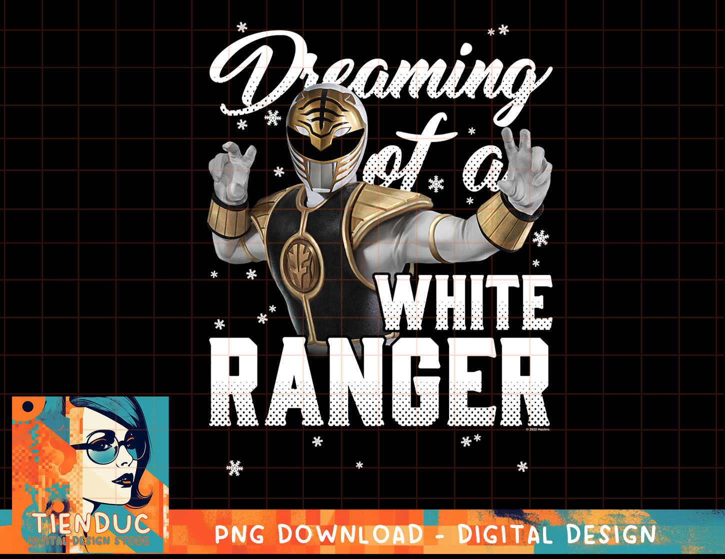 Power Rangers Christmas Dreaming of A White Ranger Long Slee | Inspire ...
