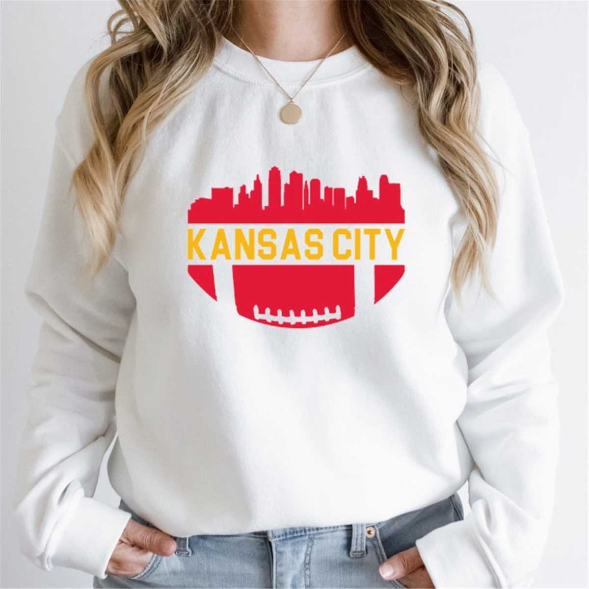 Kansas City Chiefs Sweatshirt, Chiefs Arrowhead Sweatshirt, | Inspire ...