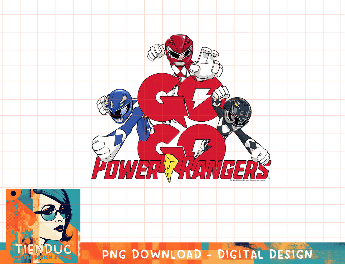 Power Rangers Go Go Power Rangers Group Shot T-Shirt copy pn | Inspire ...