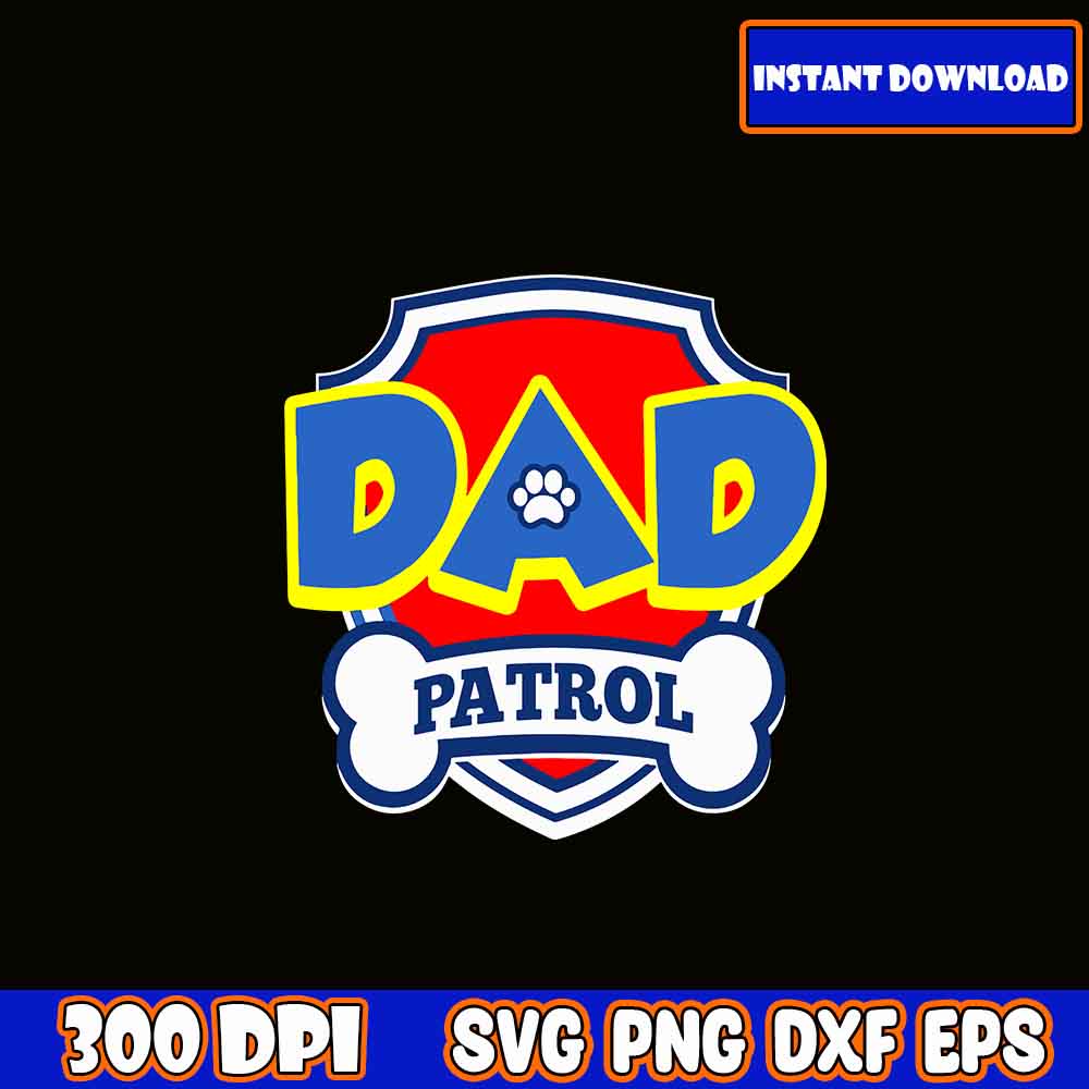 Dad Patrol Bundle SVG, Retro Father's Day SVG Bundle, Father | Inspire ...