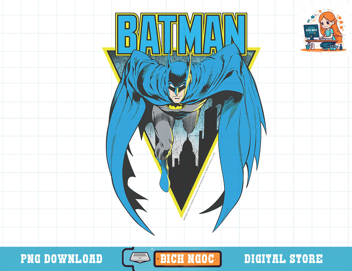 DC Comics Batman Bat Strike T-Shirt copy png | Inspire Uplift