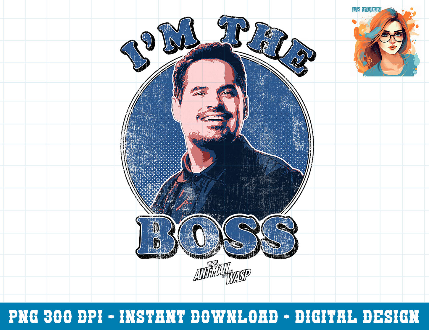 Marvel Ant-Man & Wasp Luis The Boss Graphic png, sublimation - Inspire ...