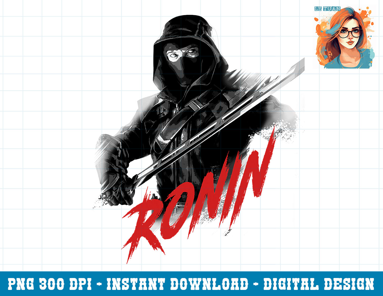 Marvel Avengers Endgame Ronin Tonal Portrait Graphic png, su | Inspire ...