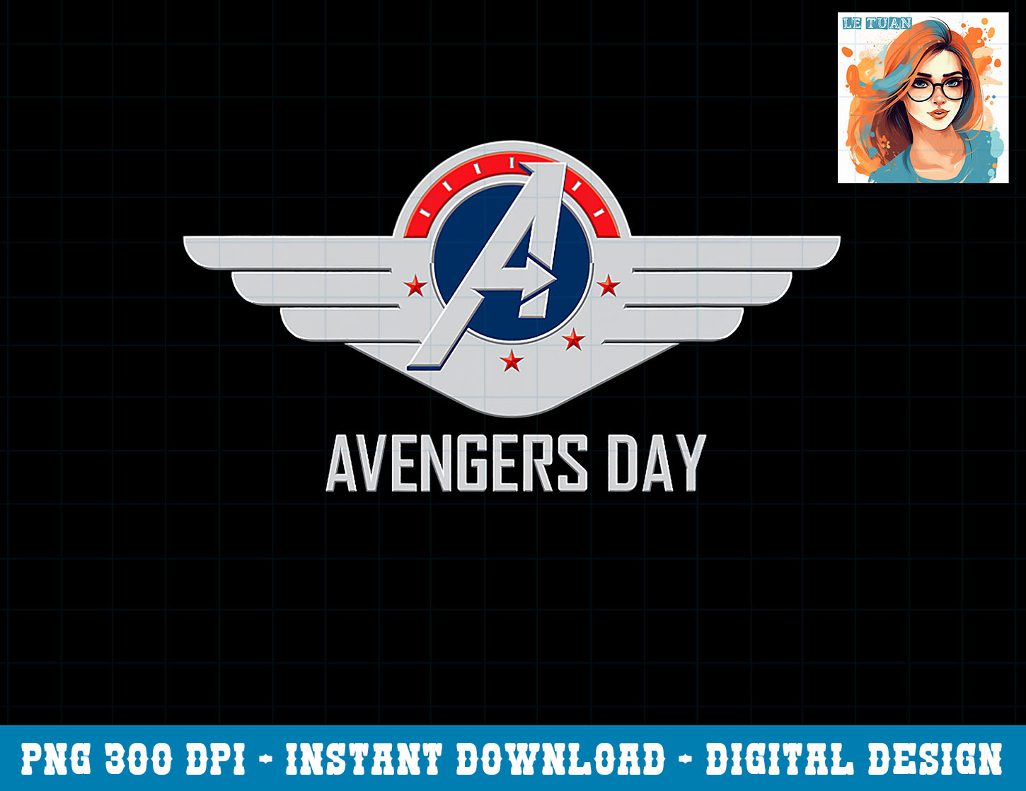 Marvel Avengers Game Avengers Day Logo png, sublimation copy | Inspire ...