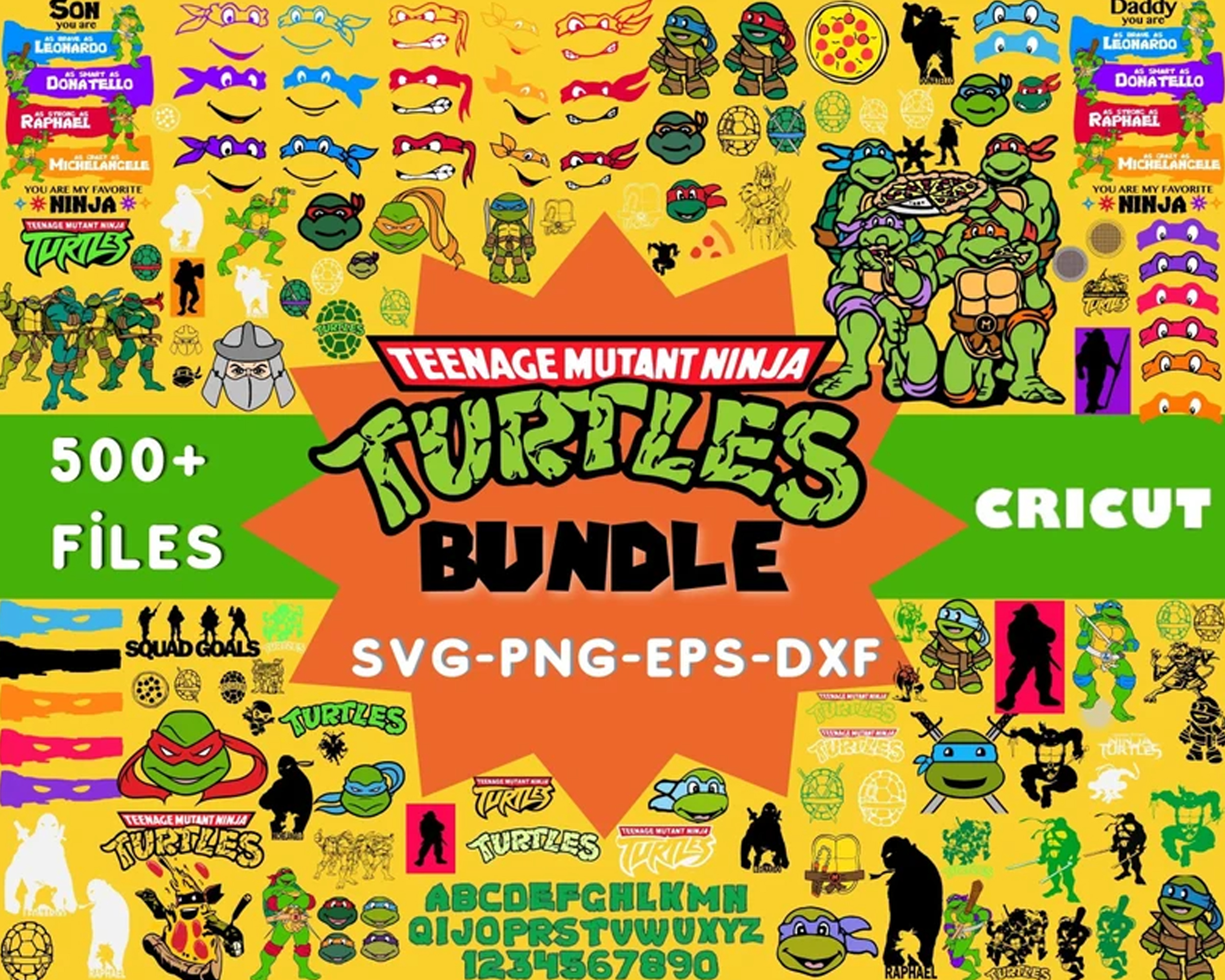 Teenage Mutant Ninja Turtles Svg, Ninja Turtles Svg, Png Pdf - Inspire ...
