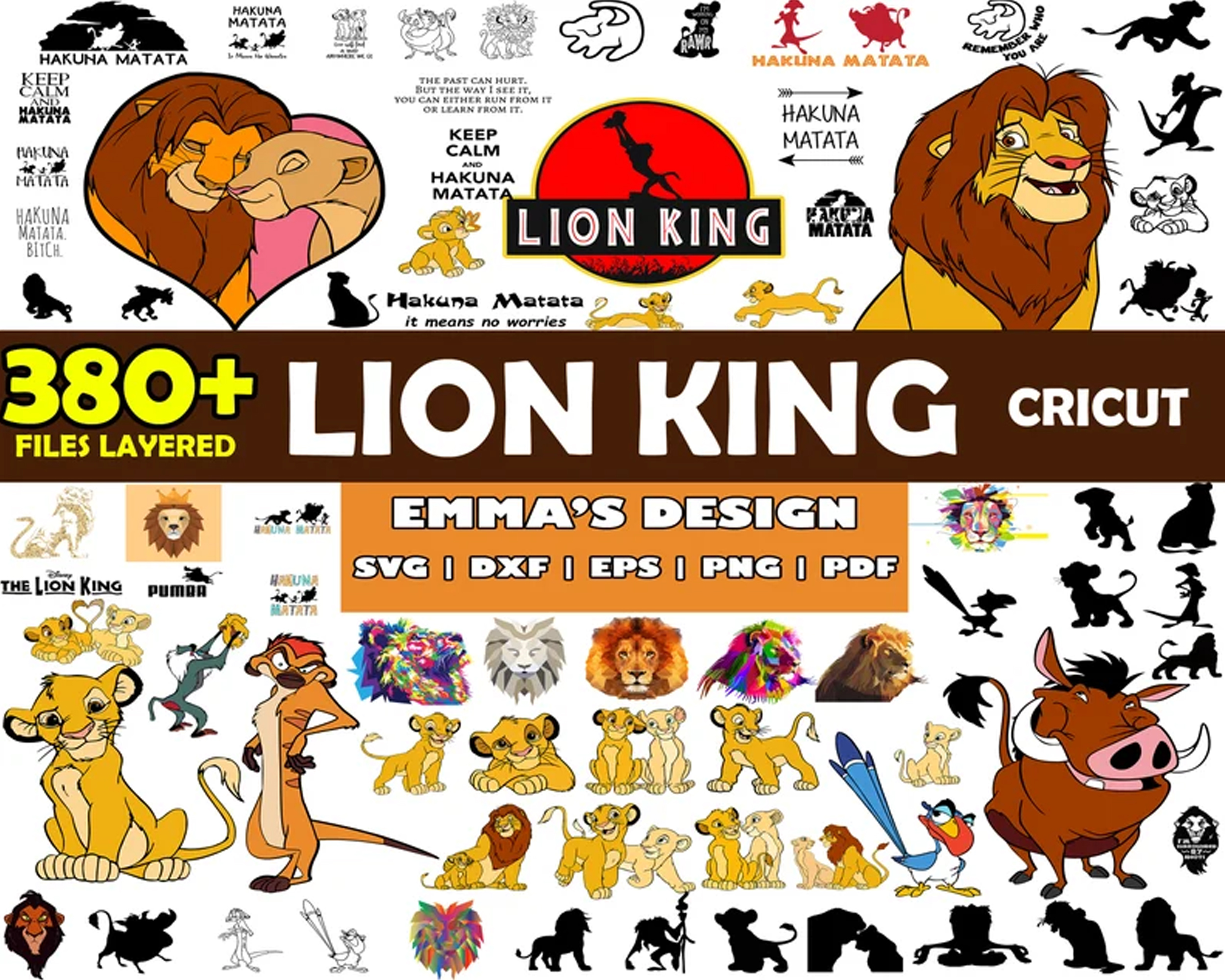 The Lion King Bundle Svg, The Lion King Svg, The Lion King C | Inspire ...