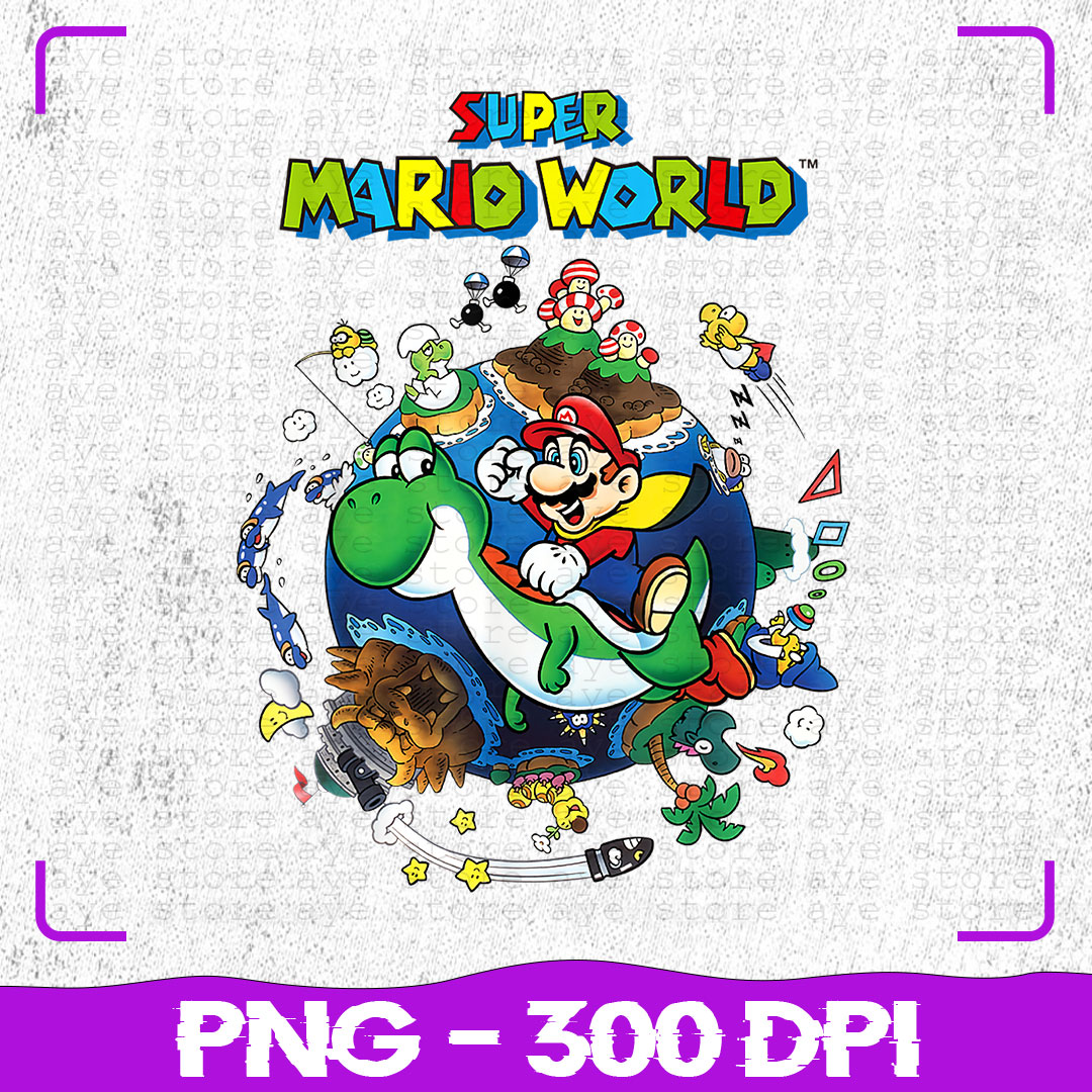 Super Mario World Yoshi Png, Mario Around The World Png, Mar - Inspire ...