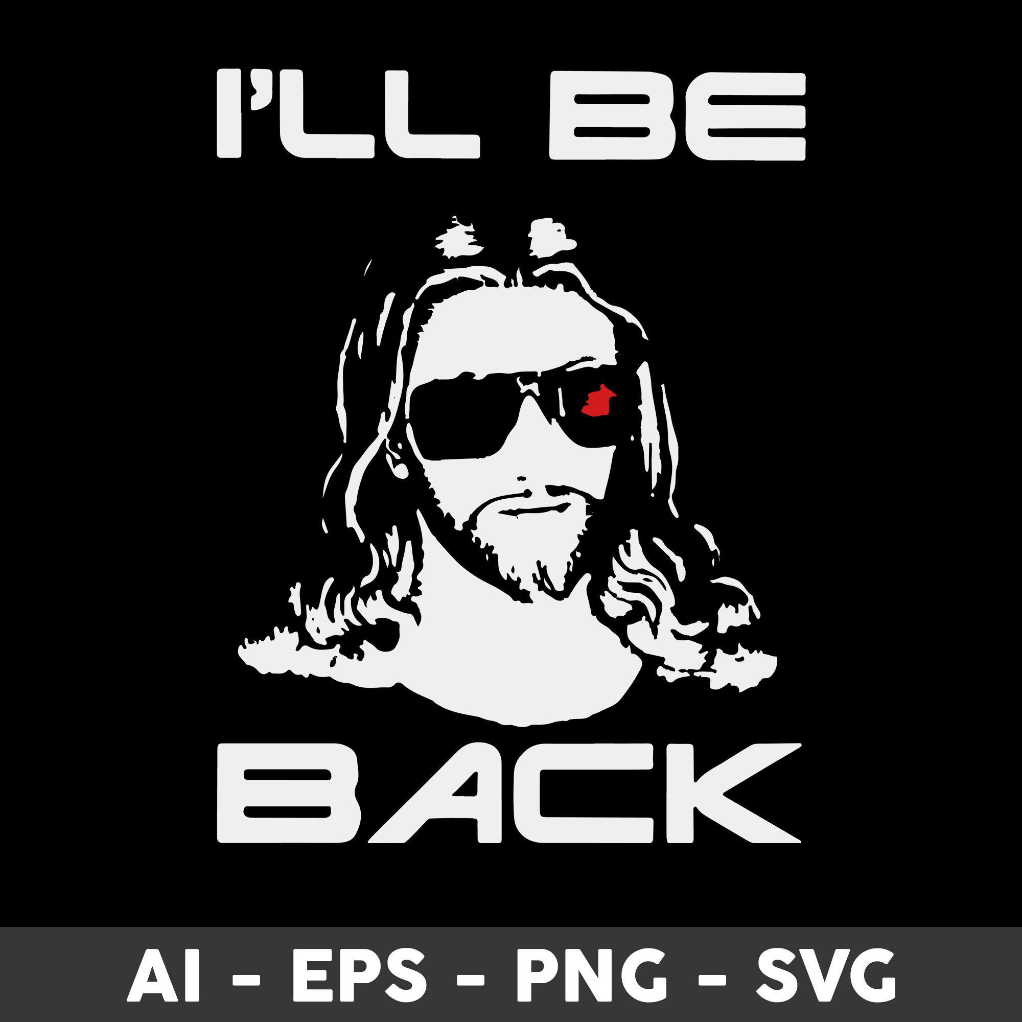 Awesome Jesus I Will Be Back Svg, Jesus Svg, Png Dxf Eps Fil | Inspire ...
