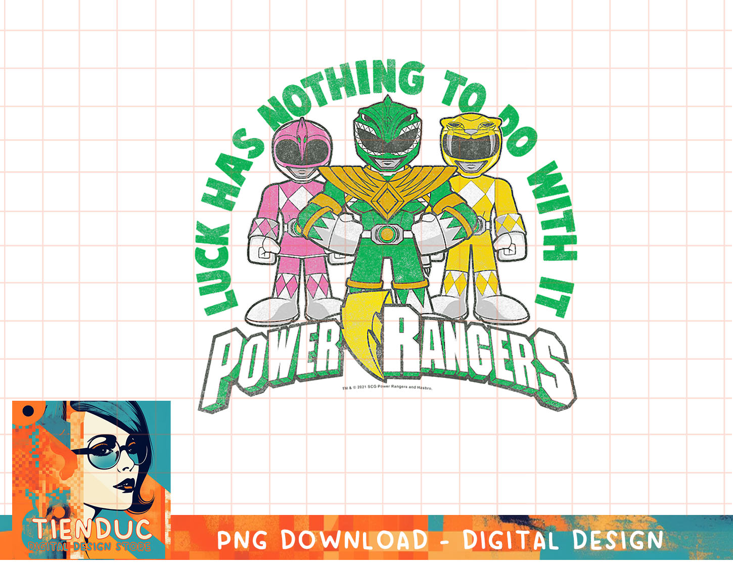 Power Rangers St. Patrick's Day Group Lucky Rangers T-Shirt - Inspire ...
