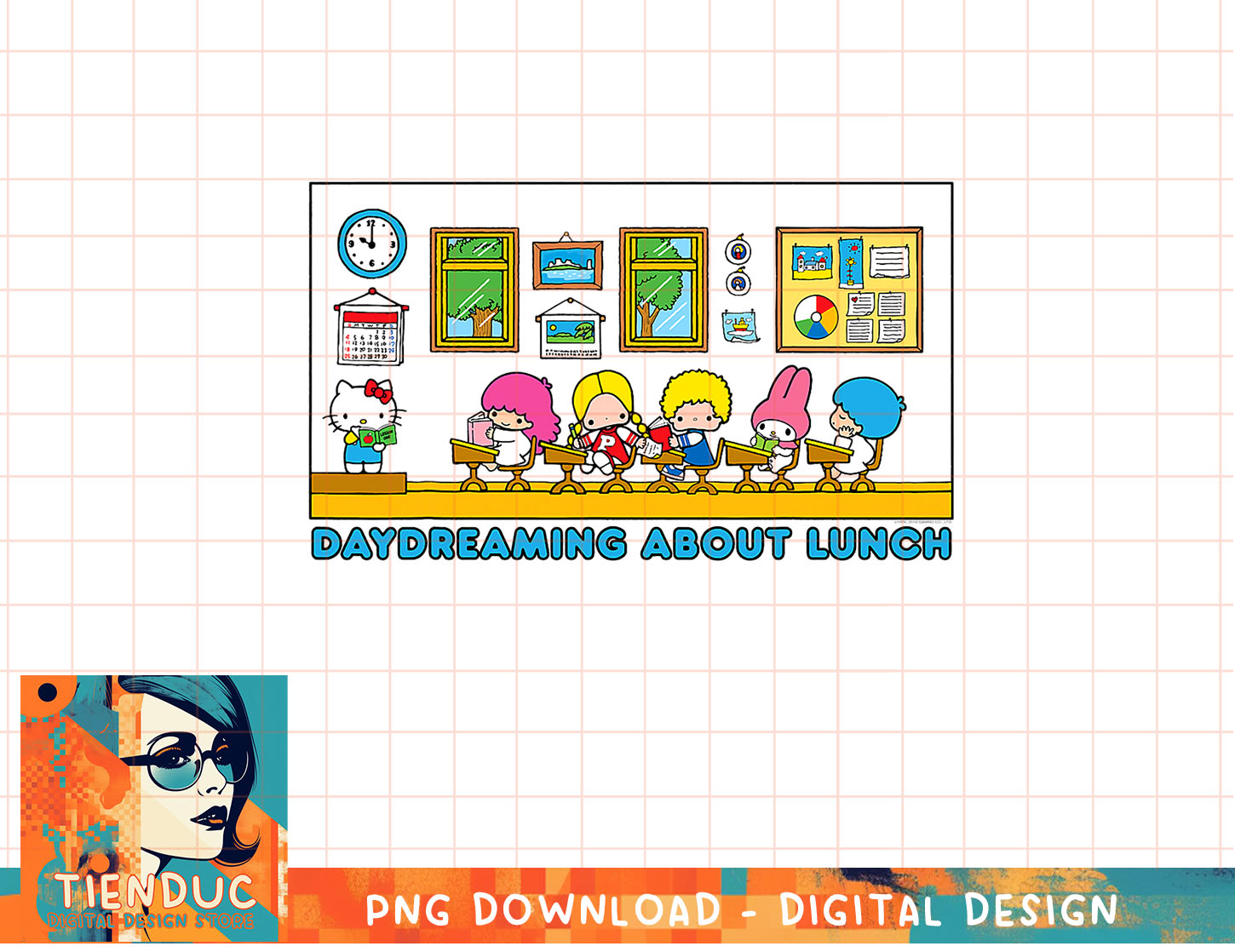 Sanrio Hello Kitty and Friends Daydreaming about Lunch Class - Inspire ...